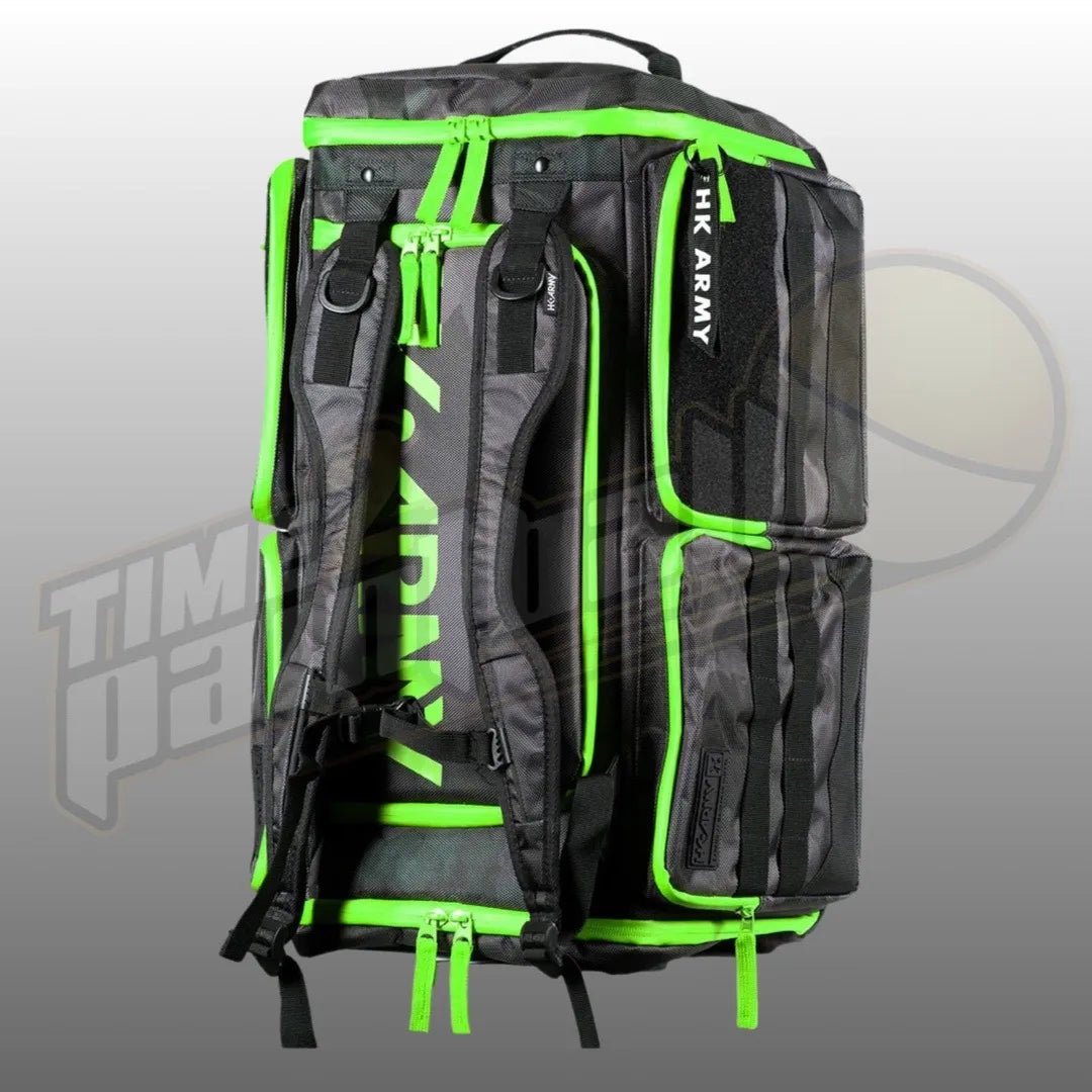 HK Army Expand Backpack Shroud Black/Green Time 2 Paintball